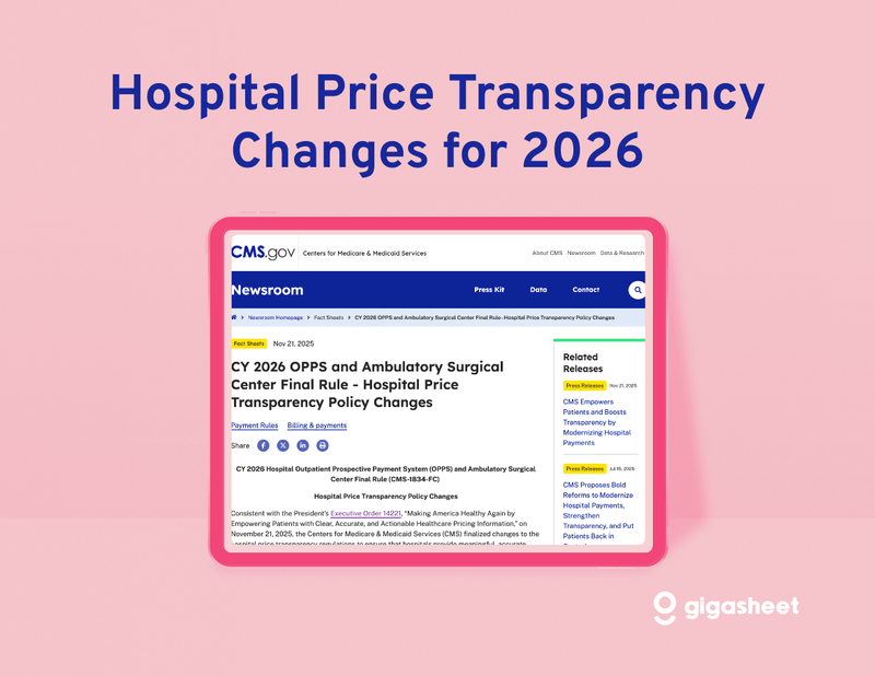 Hospital Price Transparency Changes for 2026